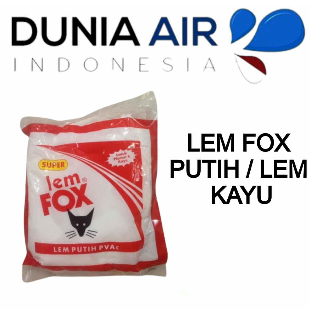 Jual FOX Lem Kayu Serbaguna Putih PVAc 700 Gram | Shopee Indonesia