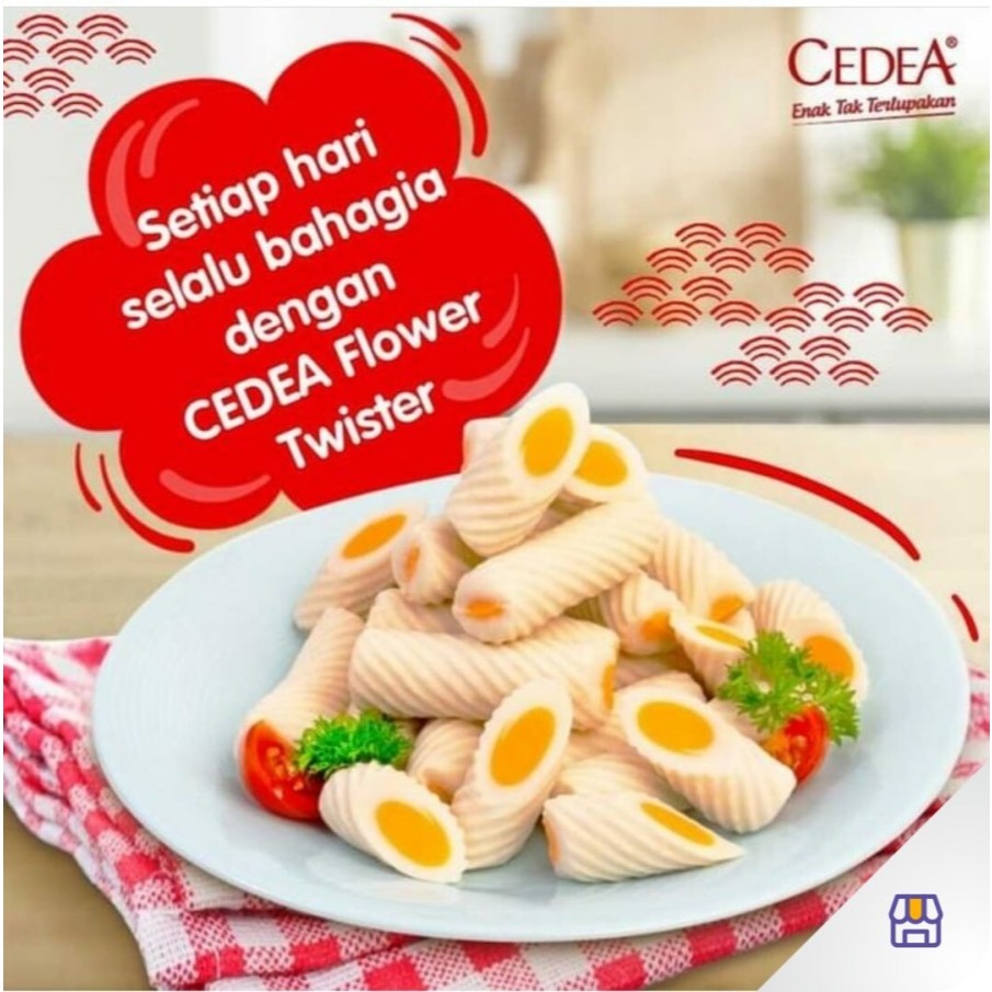 Jual Cedea flower twister 500gr ikan olahan enak | Shopee Indonesia