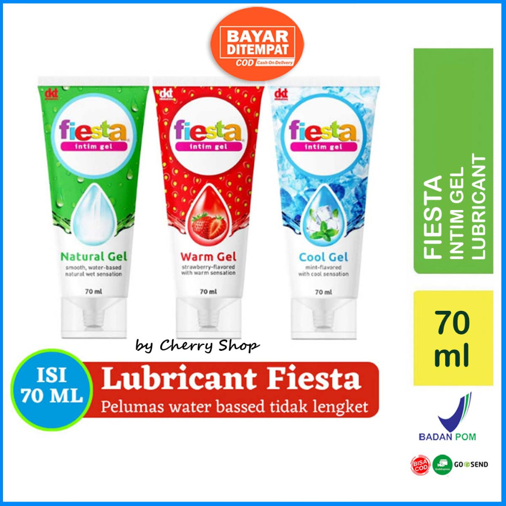 Jual [PRIVASI AMAN | KEMASAN TUBE BARU 70ML | BPOM] Lubricant Fiesta ...
