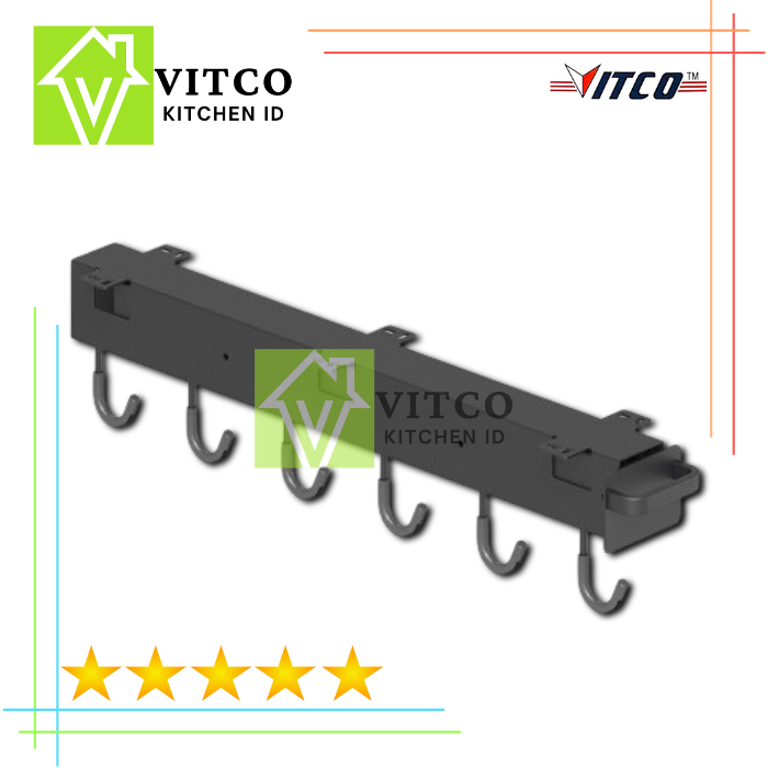 Jual VITCO Kitchen Pan Hanger / Rak / Gantungan Panci & Wajan / Rak ...