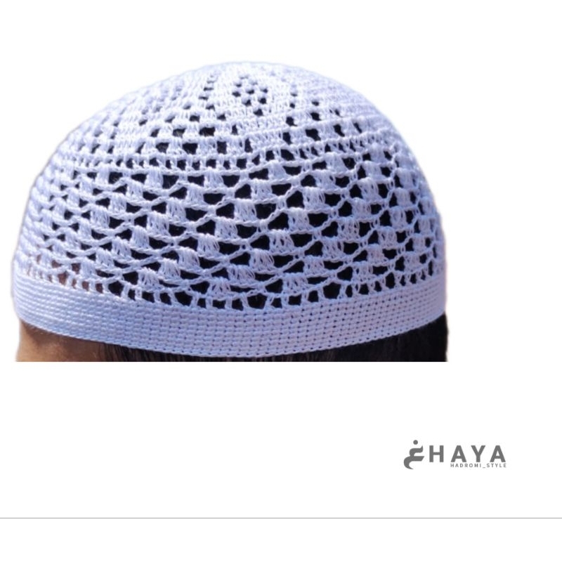 Jual GHAYA HADROMI_STYLE Peci Rajut Tarim Kopyah Yamani Peci Utsmani ...
