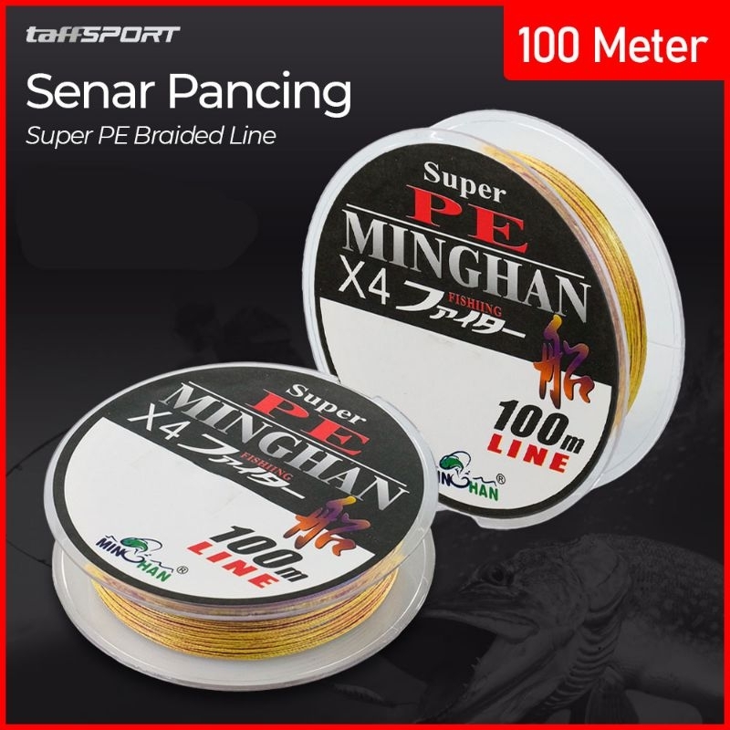 Jual TaffSPORT MINGHAN Senar Benang Tali Pancing Super PE Braided Line ...