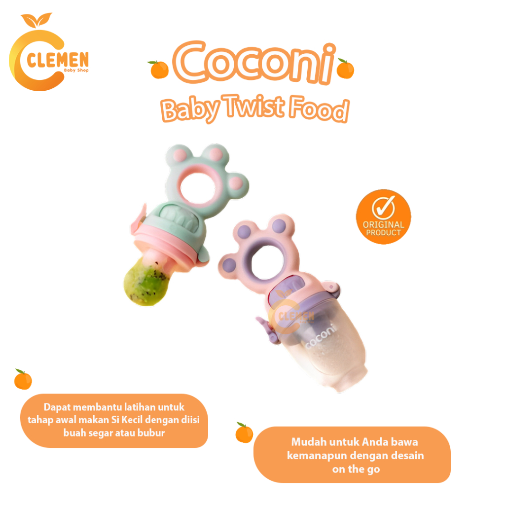 Jual Coconi Baby Twist Food/Fruit Feeder (Dot Empeng Buah Bayi ...
