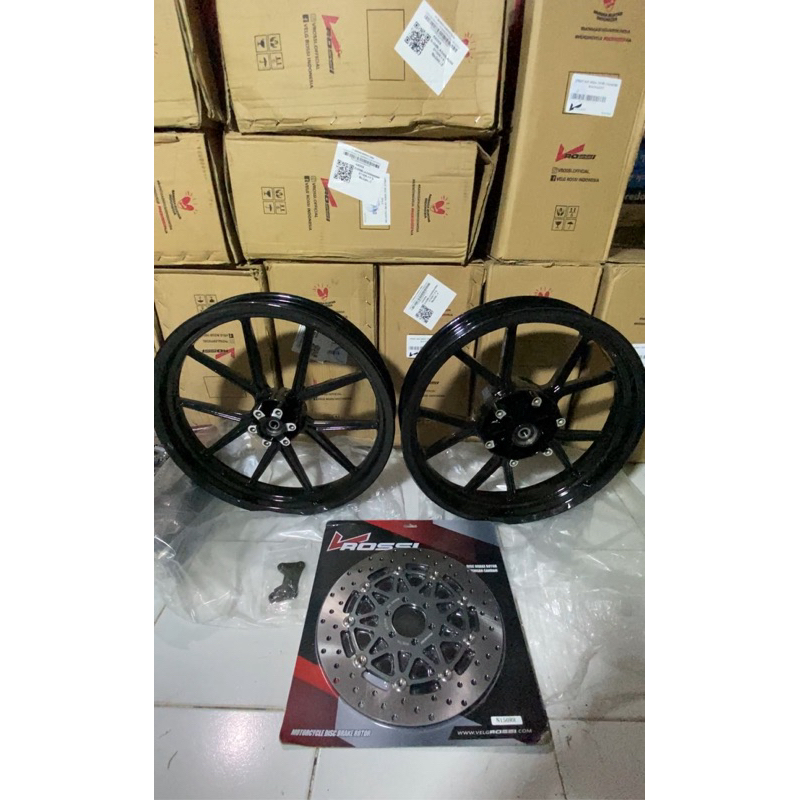 Jual Velg V Rossi Ninja RR Plus Bracket Dan Disc Cakram | Shopee Indonesia