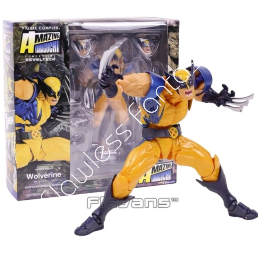 Jual Revoltech Amazing Yamaguchi Wolverine Marvel X Man Action Figure ...