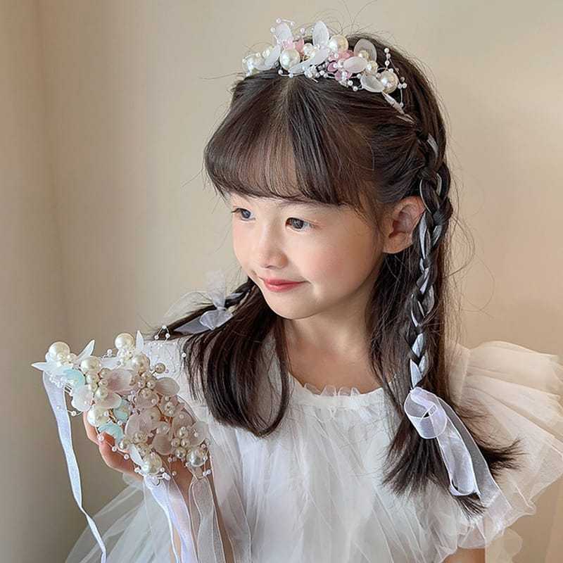 Jual Bando Mahkota Bunga Bando Anak Dan Dewasa Bunga Mutiara Princess ...