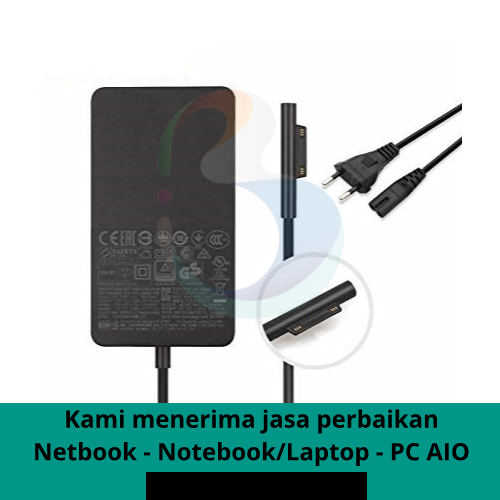 Jual Adaptor Microsoft Surface Pro 3 Model 1625 12v-2.58A Original ...