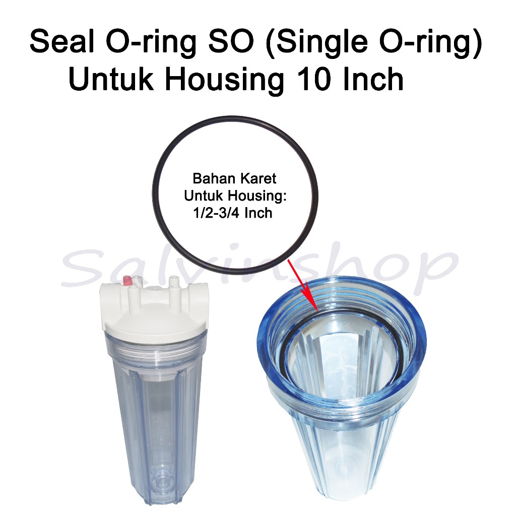 Jual Karet Seal Single O-ring (SO) untuk Filter Housing 10 Inch, housing Nanotec, Eugen dan ...