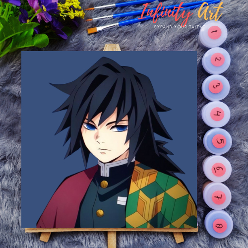 Jual Paint by Number Anime Demon Slayer Kimetsu no Yaiba Hashira Giyu ...