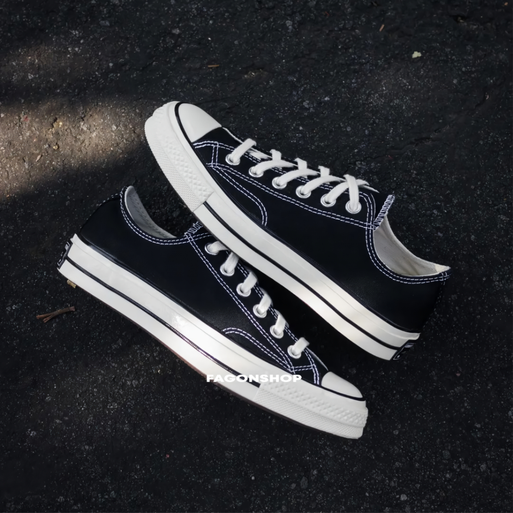 Jual CONVERSE CHUCK TAYLOR 70's RESMI PT MAP LOW BLACK EGRET ORIGINAL ...