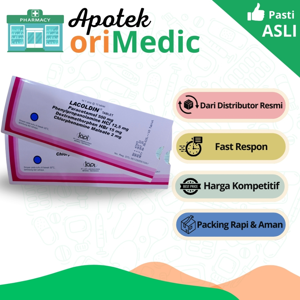 Jual Lacoldin 10 Tablet | Shopee Indonesia