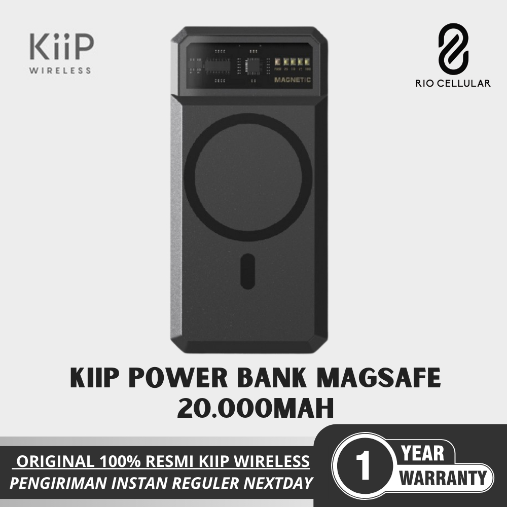 Jual KiiP Wireless Power Bank Ew55 20.000Mah 20W PD Fast Charging ...