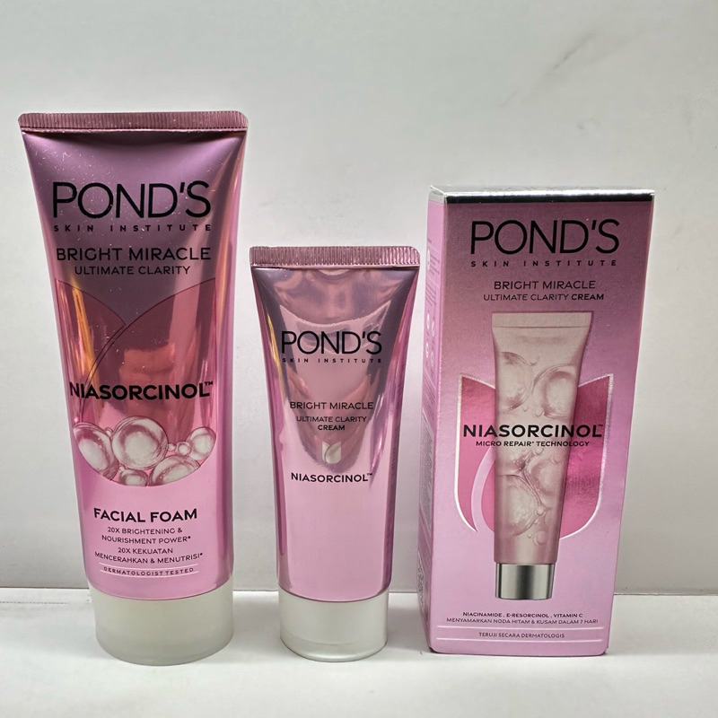 Jual PAKET 2in1 POND'S SKIN INSTITUT NIASORCINOL ( FACIAL FOAM 100ml ...