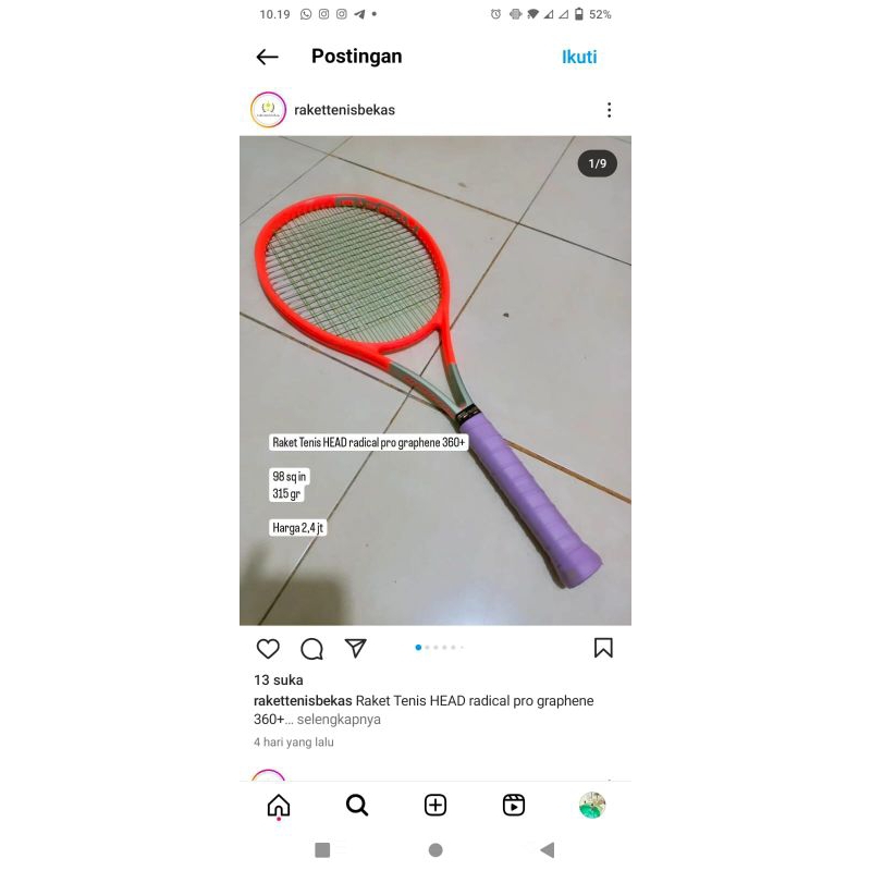 Jual raket tenis head radical pro 2022 | Shopee Indonesia