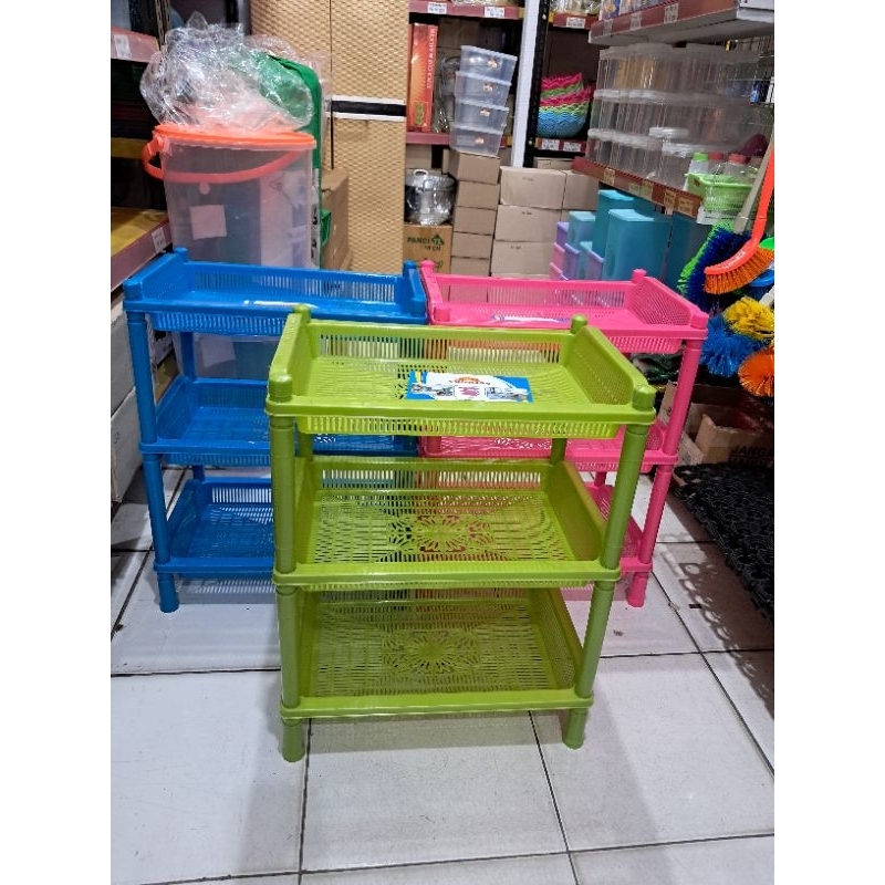 Jual RAK SUSUN 3 SERBAGUNA/RAK BUMBU SUSUN 3/RAK PLASTIK SERBAGUNA ...