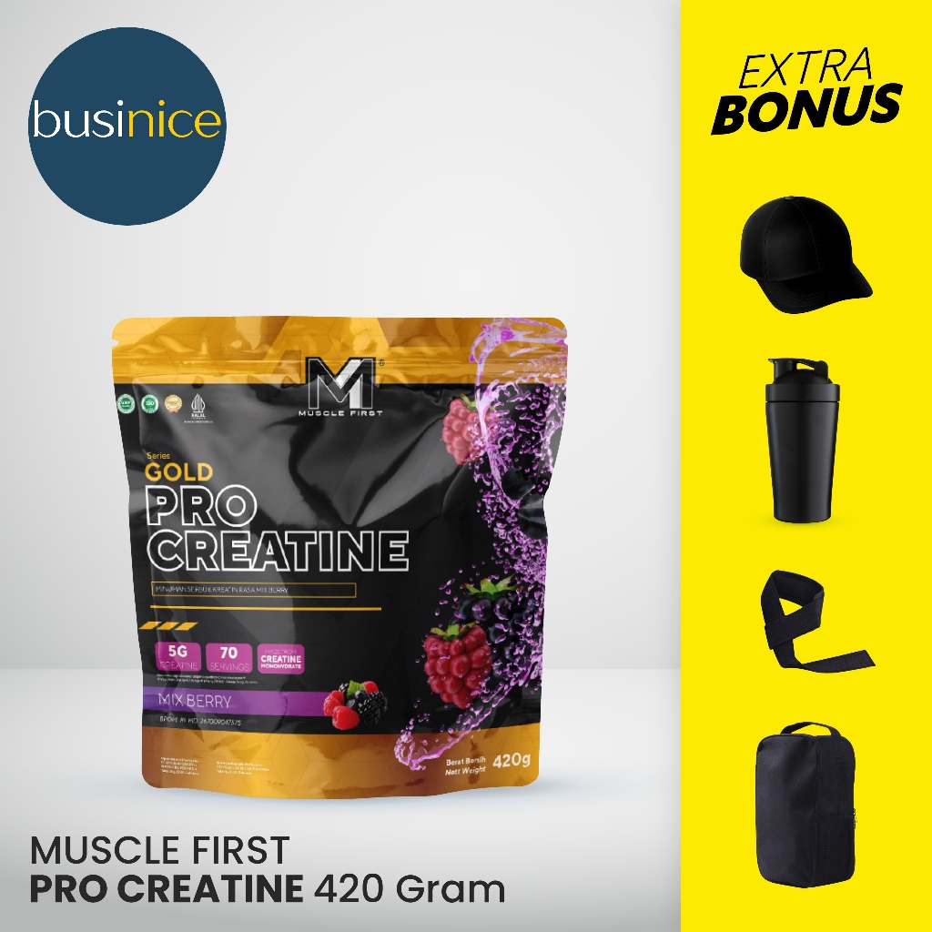 Jual M1 Muscle First Gold Pro Creatine 420 Gram Creatine Monohydrate ...