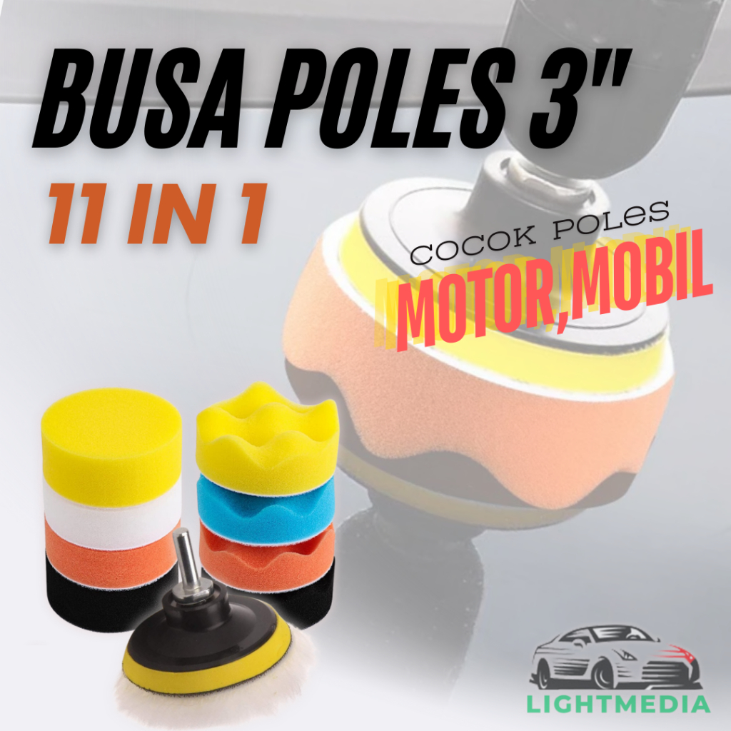 Jual busa poles 3 inch set 11 pcs | Shopee Indonesia