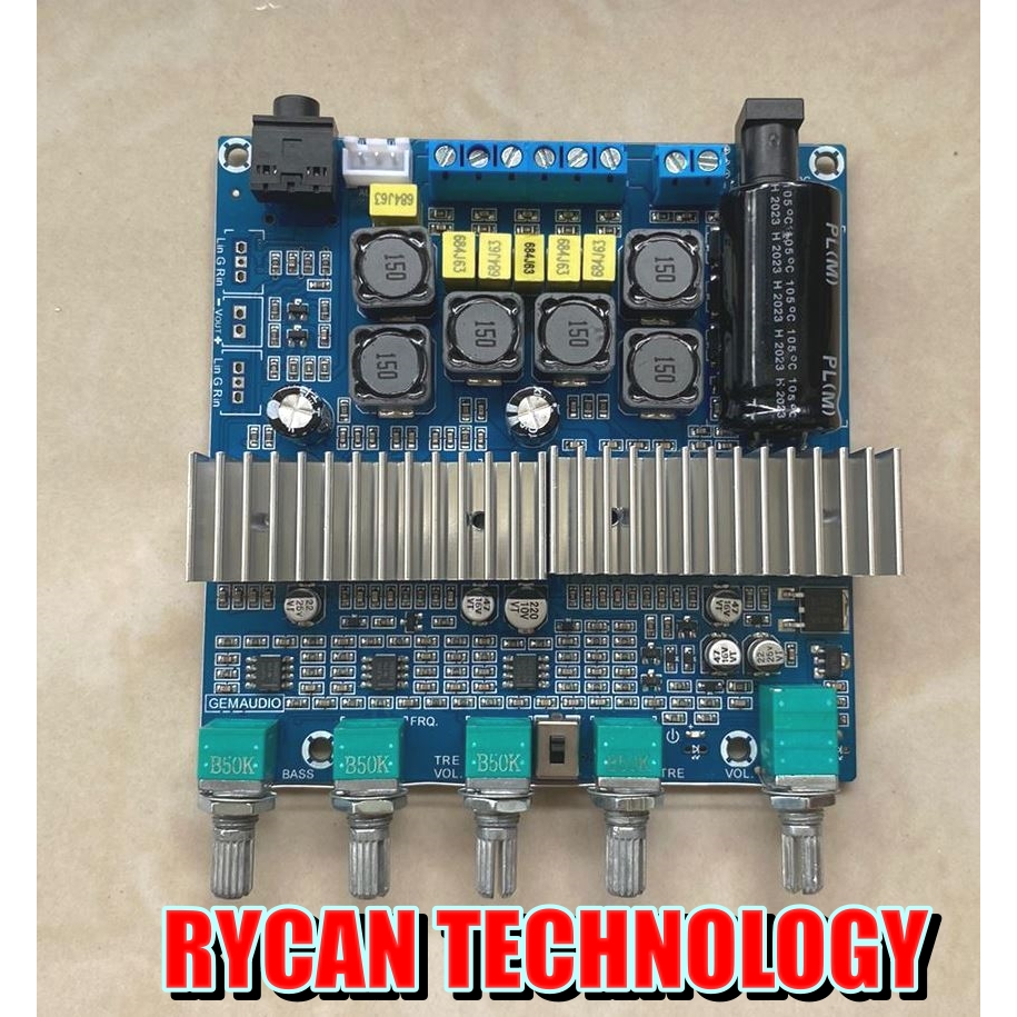 Jual TPA3116 HIFI Amplifier Audio Digital DC12V to 24V 2 x 50W 100W TPA 3116 D2 Subwoofer ...