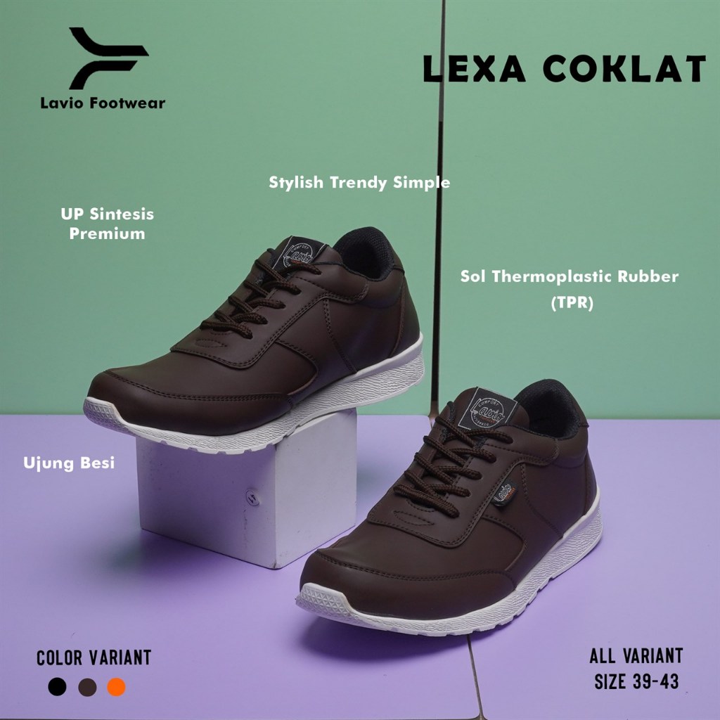 Jual Sepatu Pria Sneakers Safety Original Lexa | Shopee Indonesia