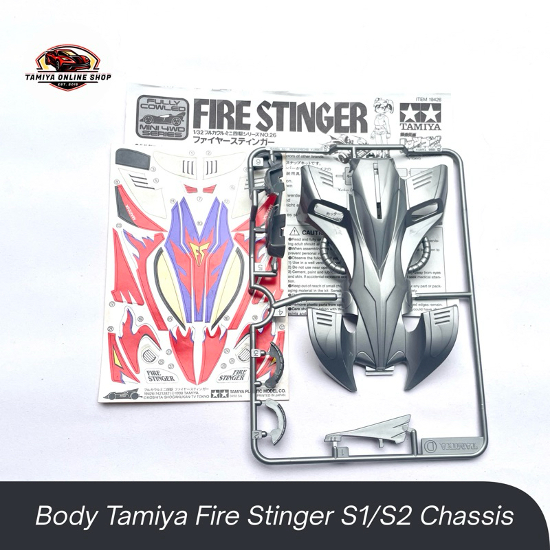 Jual Tamiya 19426 Body Tamiya Fire Stinger S1/S2 Chassis Body Original Tamiya | Shopee Indonesia