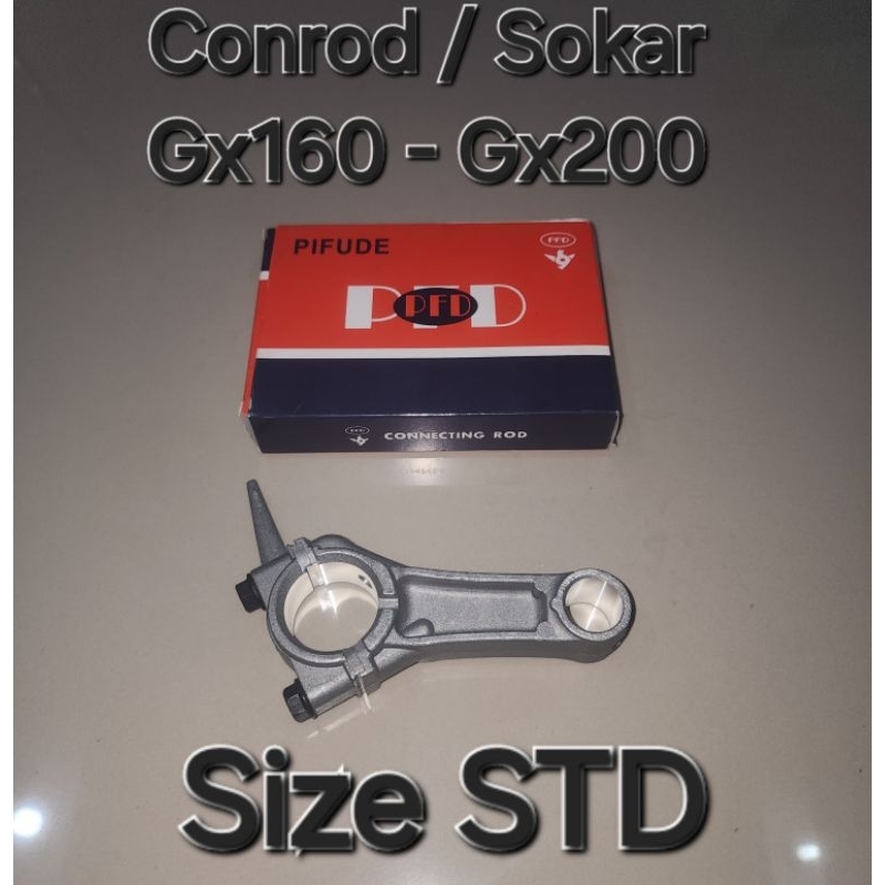 Jual Stang Seher Conrod Assy Sokar Mesin Penggerak Engine Honda Gx160 Gx200 Gx220 6hp 7hp 7pk ...