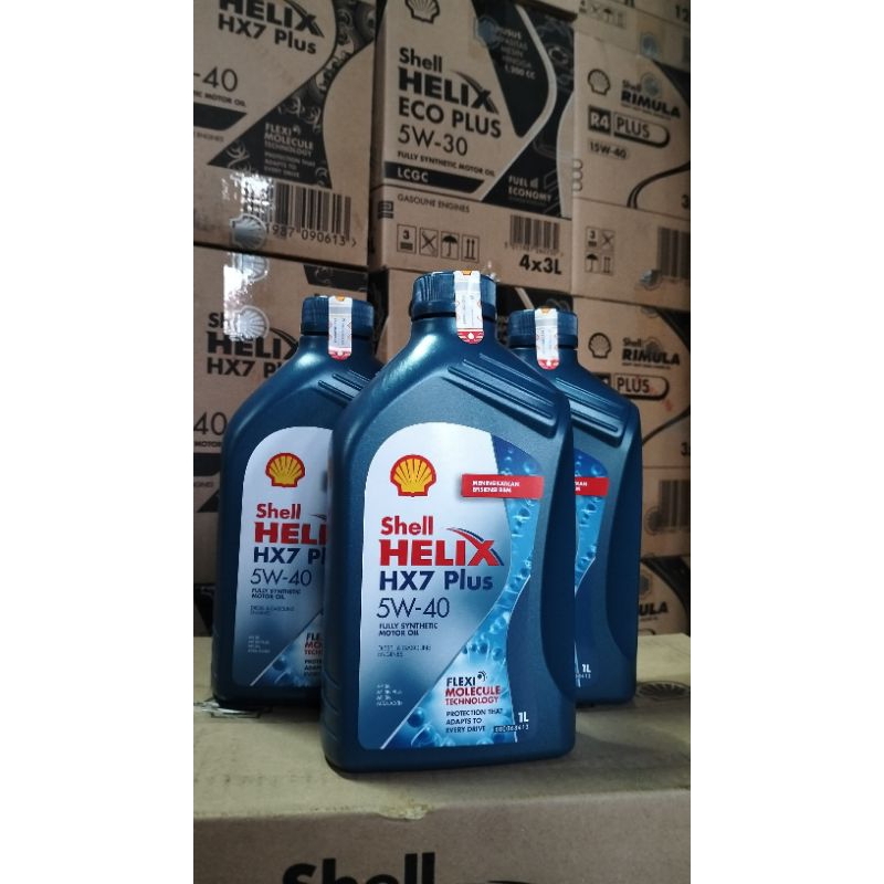 Jual Shell HELIX HX7 Plus 5W-40 Full Synthetic MOTOR OIL | Shopee Indonesia