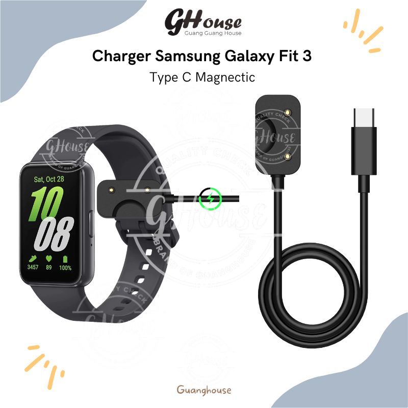 Jual Charger Samsung Galaxy Fit 3 Type C Kabel Charger Samsung Fit 3 ...