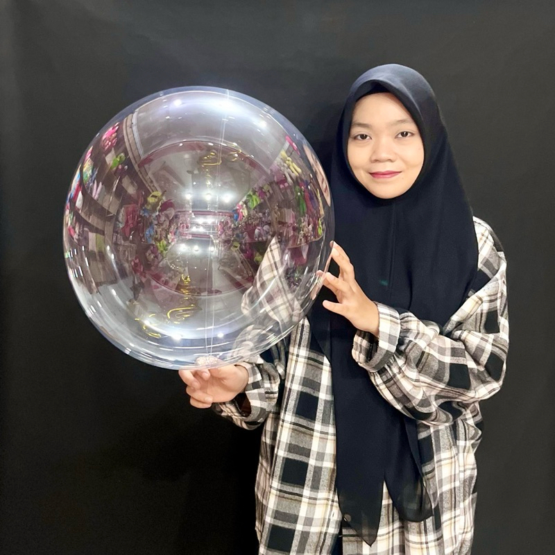 Jual Balon Pvc Bobo Transparan Bening Ukuran 18 inch ukuran besar balon ...