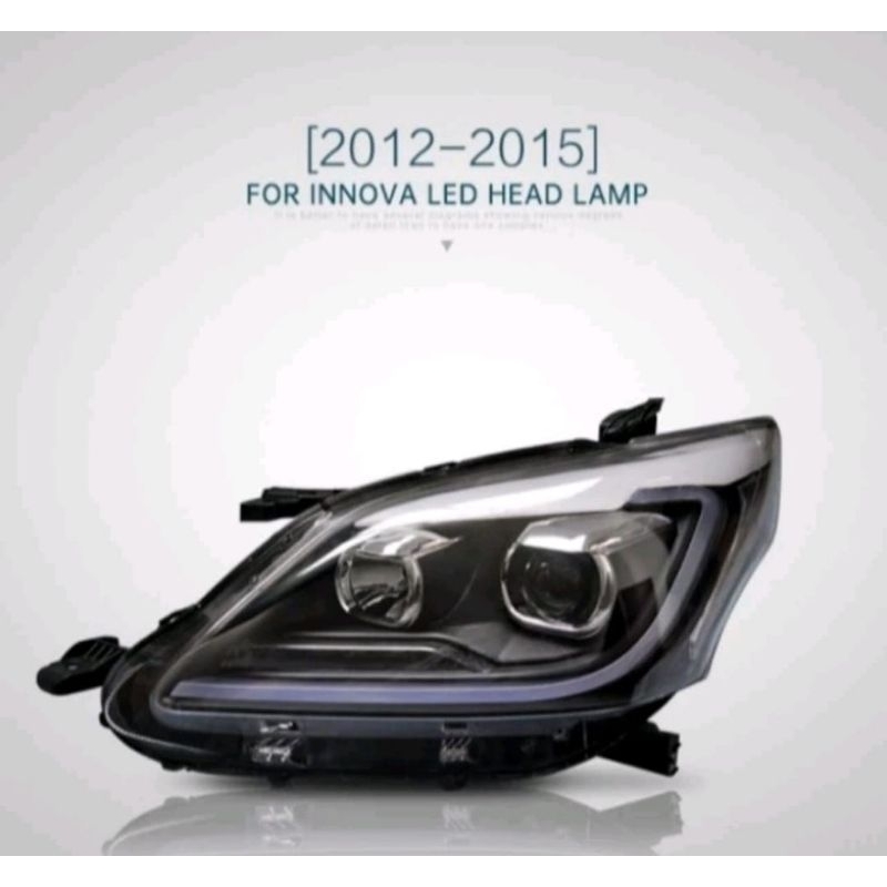 Jual Headlamp INNOVA Grand 2012-2015 aftermarket sein running | Shopee ...