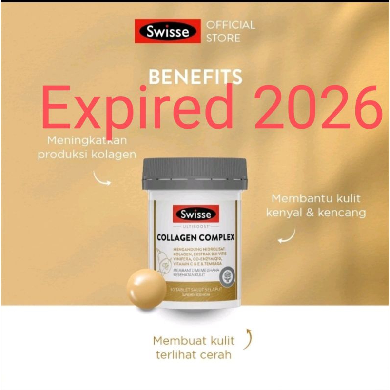 Jual SWISSE ULTIBOOST COLLAGEN COMPLEX 30 TAB | Shopee Indonesia