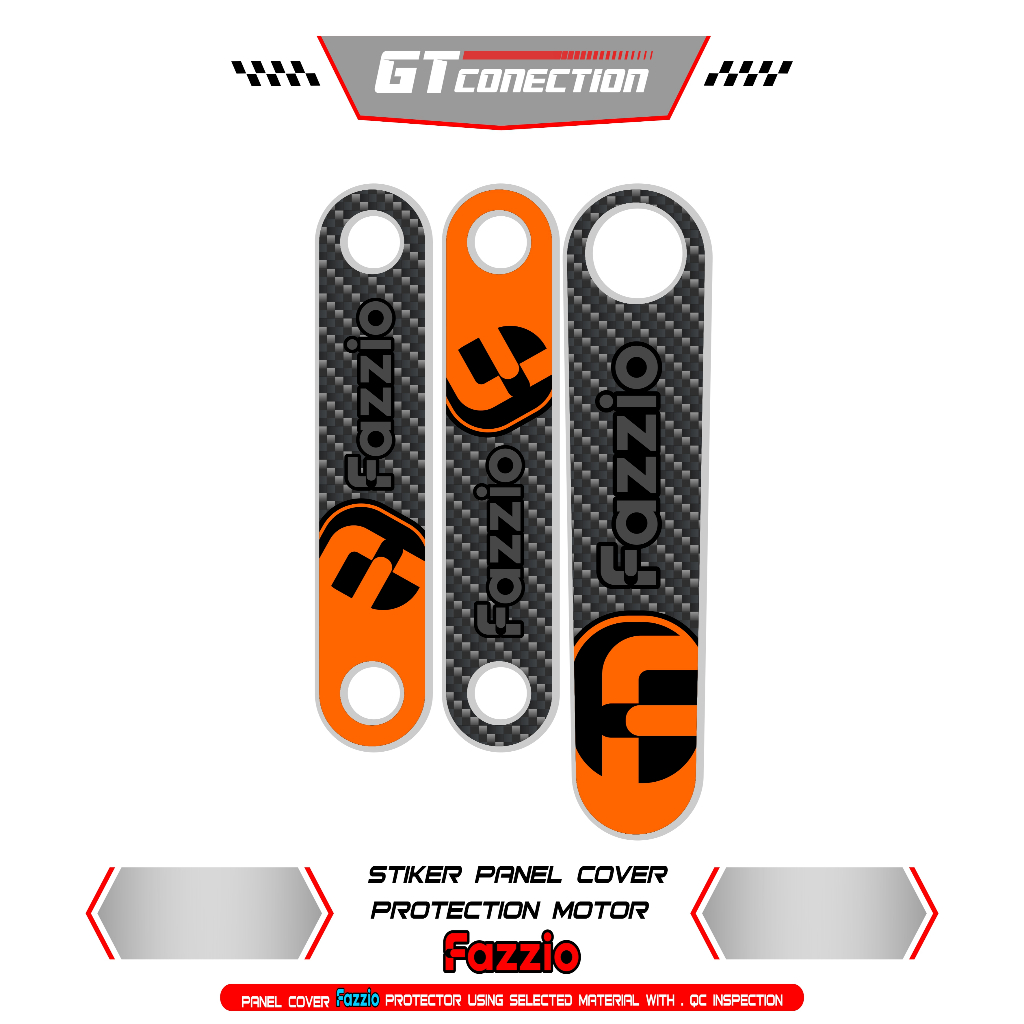 Jual STIKER FAZZIO PANEL COVER FAZZIO STKER TIMBUL ELASTIS FAZZIO ...