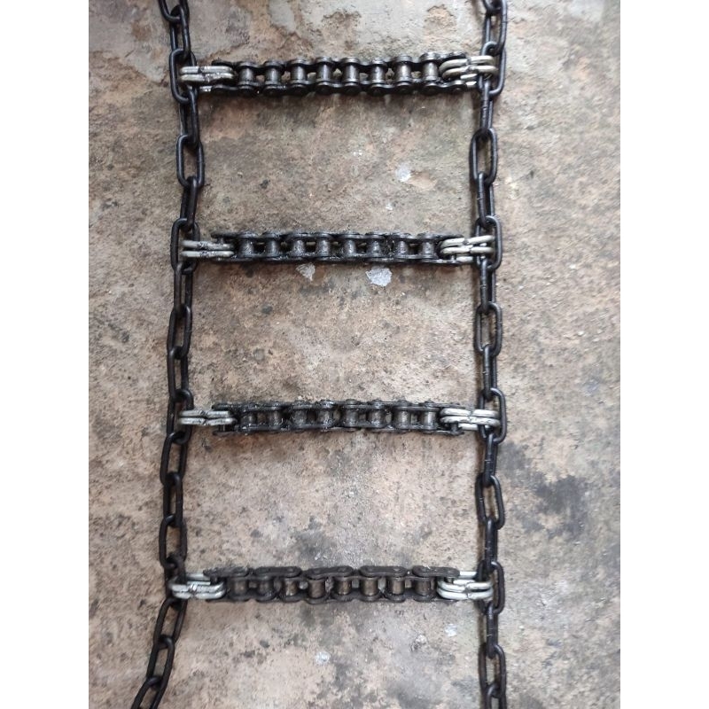 Jual Kait 2 hitam / putih rantai ban motor anti slip , rantai ban motor ...