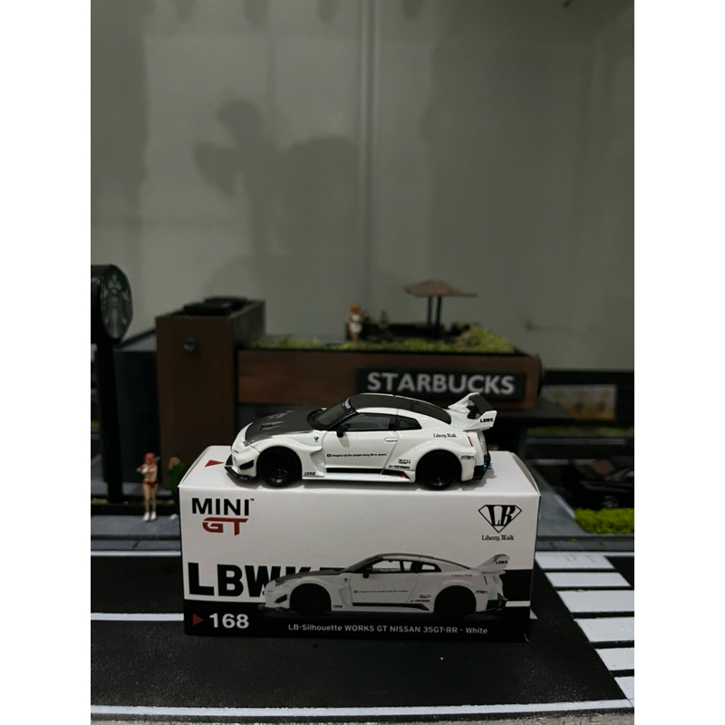 Jual mini gt r35 white carbon | Shopee Indonesia