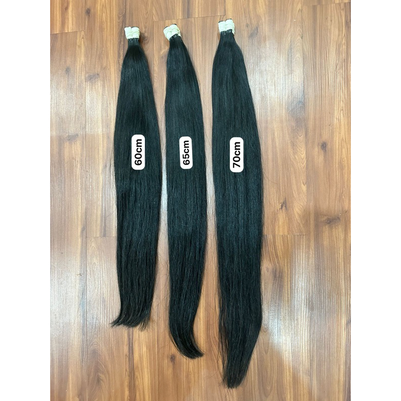 Jual hair extension rambut sambung KUALITAS BIASA free smothing uk 60 ...