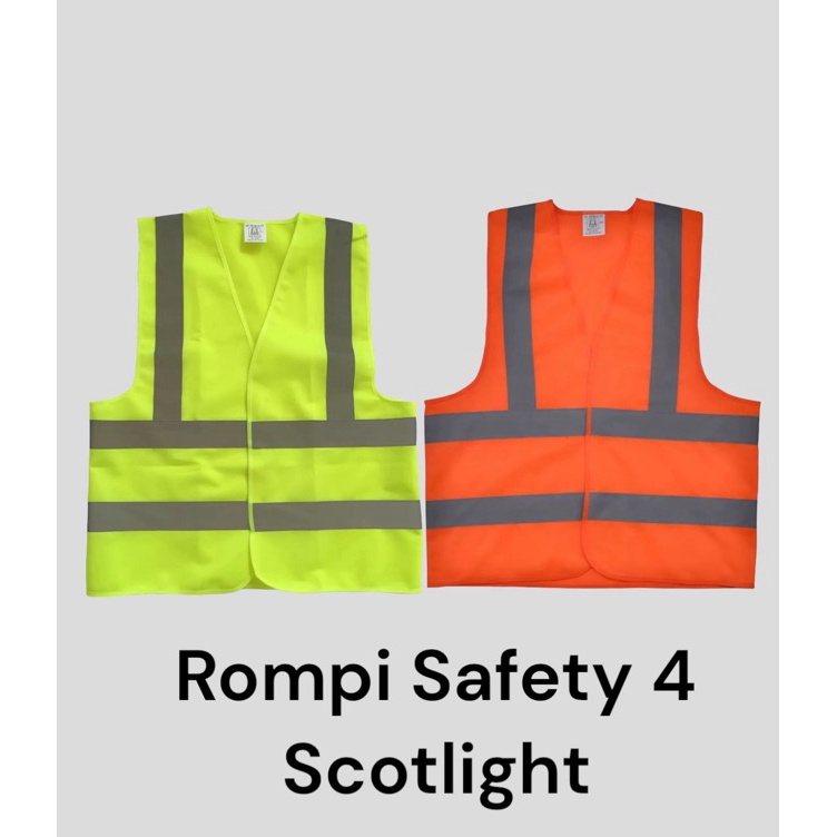 Jual Harga Terbaru Rompi Safety Proyek 4 Scotlight Safety Vest Proyek ...