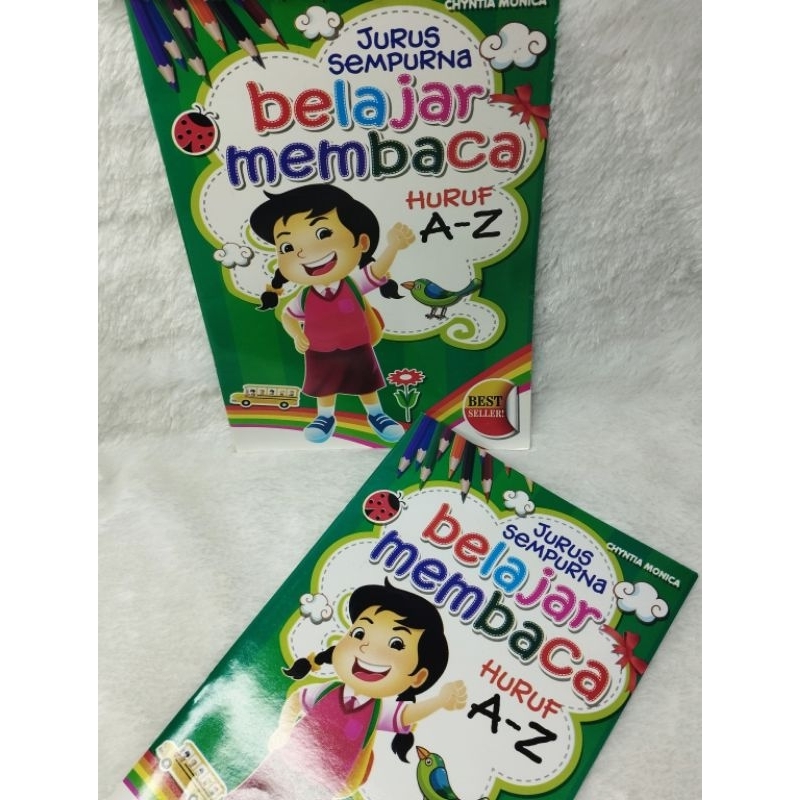 Jual Buku Jurus Sempurna Belajar Membaca A-Z Bahan Ajar Anak PAUD TK ...
