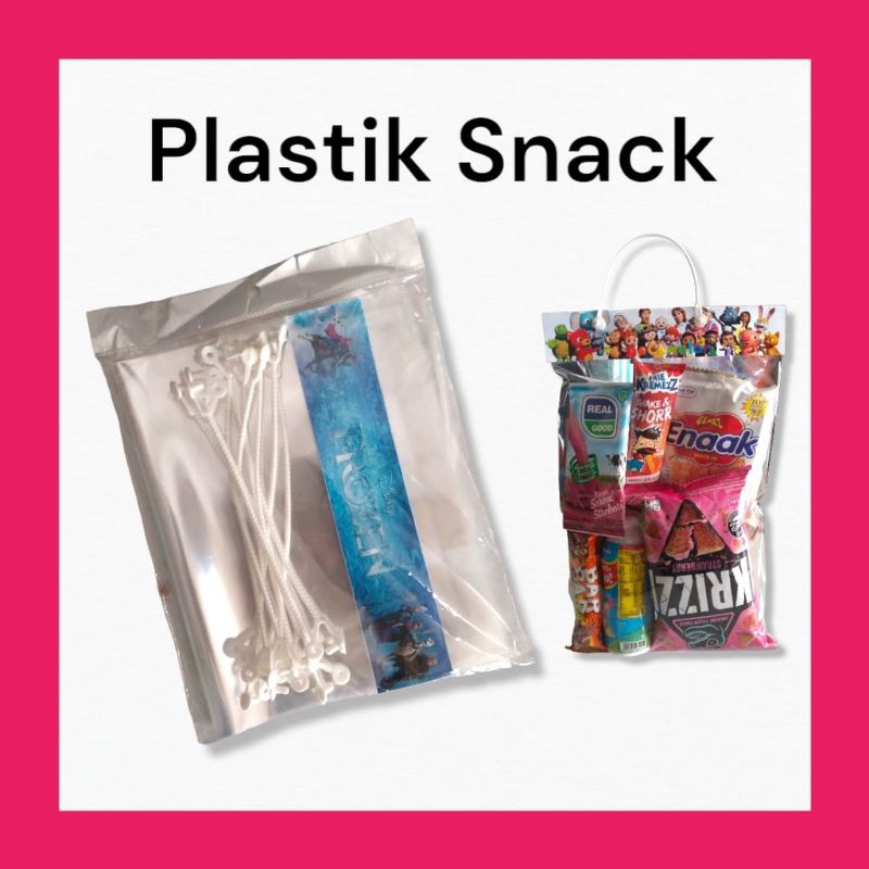 Jual Plastik Snack Ulang Tahun 20 x 30 Bungkus Snack Plastik Ultah Isi ...