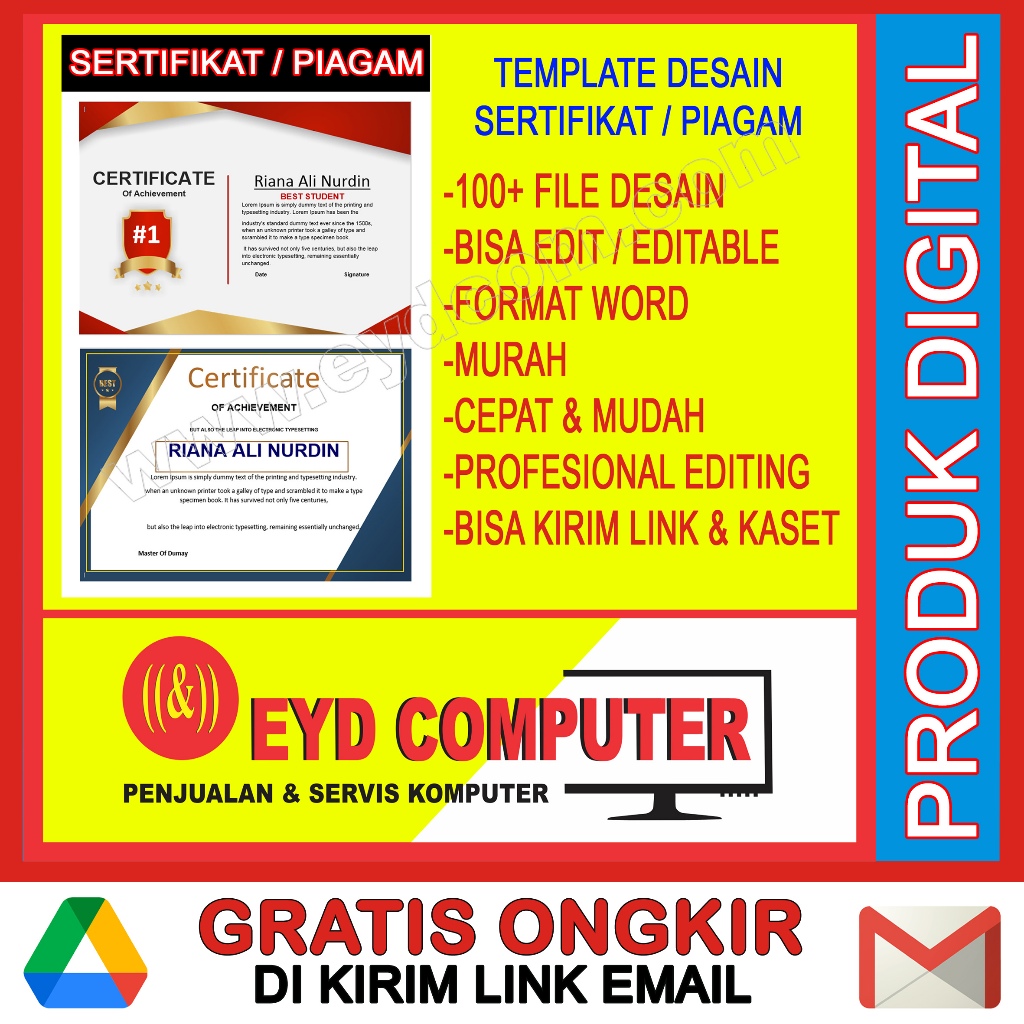 Jual DESAIN SERTIFIKAT PIAGAM KOLEKSI TEMPLATE WORD | Shopee Indonesia