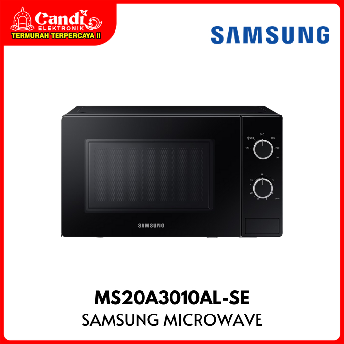 Jual SAMSUNG Microwave MS20A Full Glass Door 20 Liter MS20A3010AL-SE ...