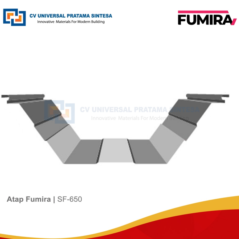 Jual Fumira SF 650 - Atap Metal Fumira Galvanis Original | Shopee Indonesia