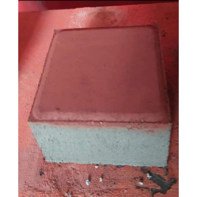 Jual verf merah pewarna paving pigment ex RRT | Shopee Indonesia