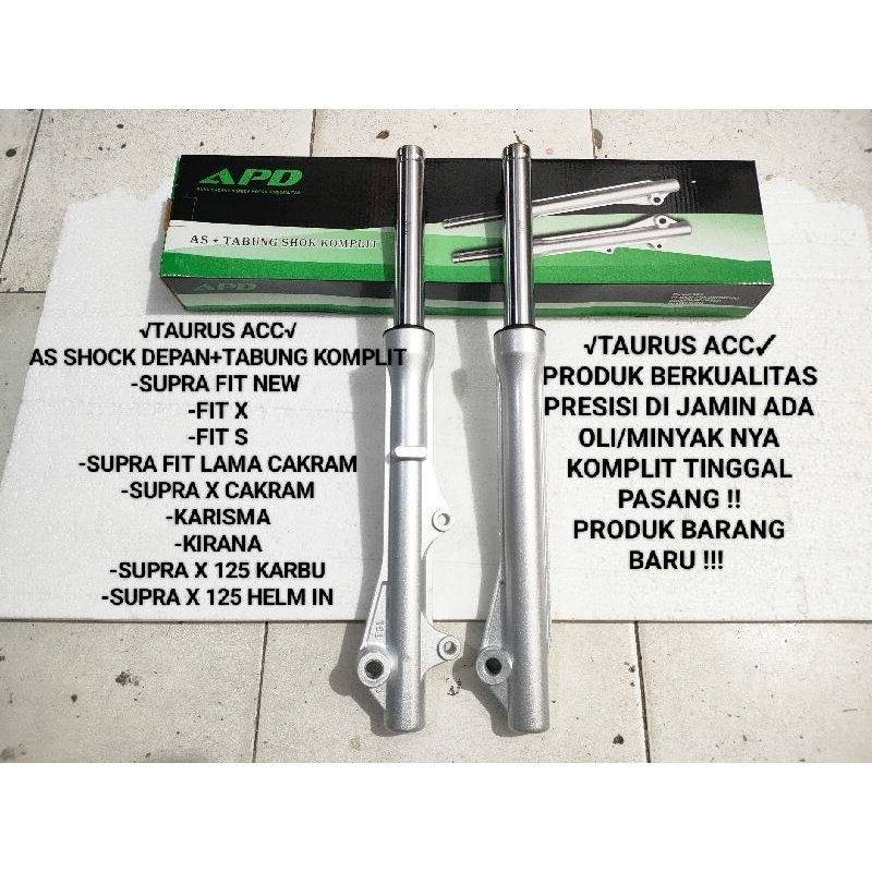 Jual As Shock Shok Sok Depan Plus Tabung Supra Fit New,Fit S,Fit x ...
