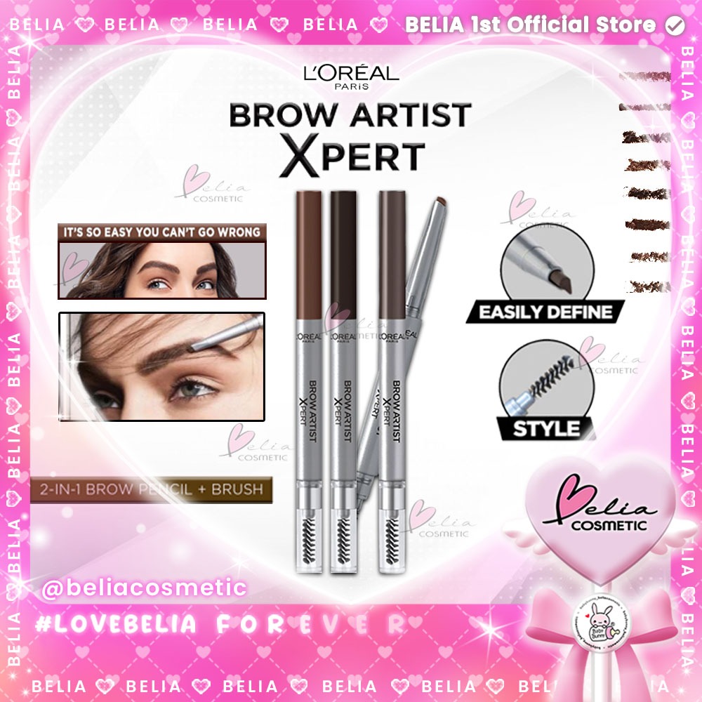 Jual BELIA L'OREAL PARIS Brow Artist Xpert | Eye Make Up (Pensil Alis ...