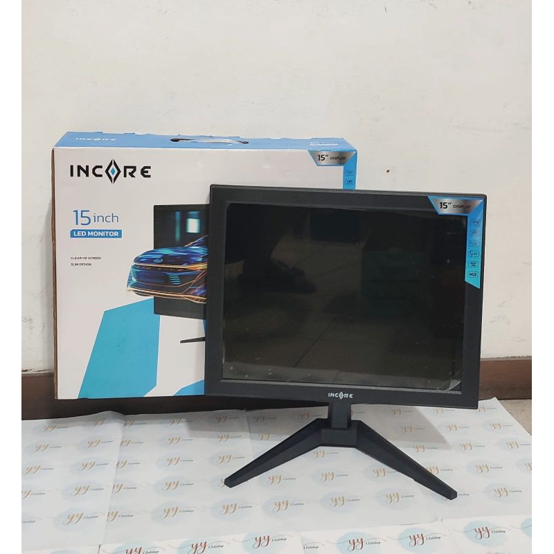 Jual LED MONITOR INCORE 15" / 19" / 22" CLEAR HD SCREEN | Shopee Indonesia