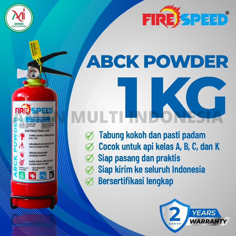 Jual APAR ALAT PEMADAM API RINGAN FIRE SPEED POWDER 1 KG | Shopee Indonesia