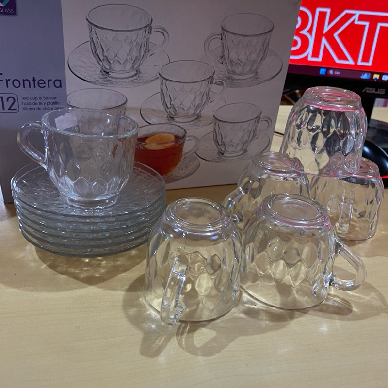 Jual !!!BKT!!! GELAS MINUM MODEL TERBARU GELAS SET FRONTERA 12 PCS ...