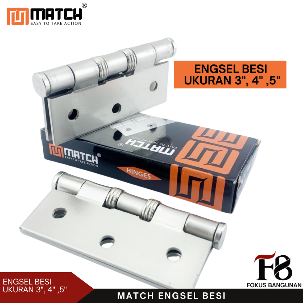 Jual Engsel Besi Match 3" / 4" / 5 " inch Engsel Besi Pintu Jendela ...