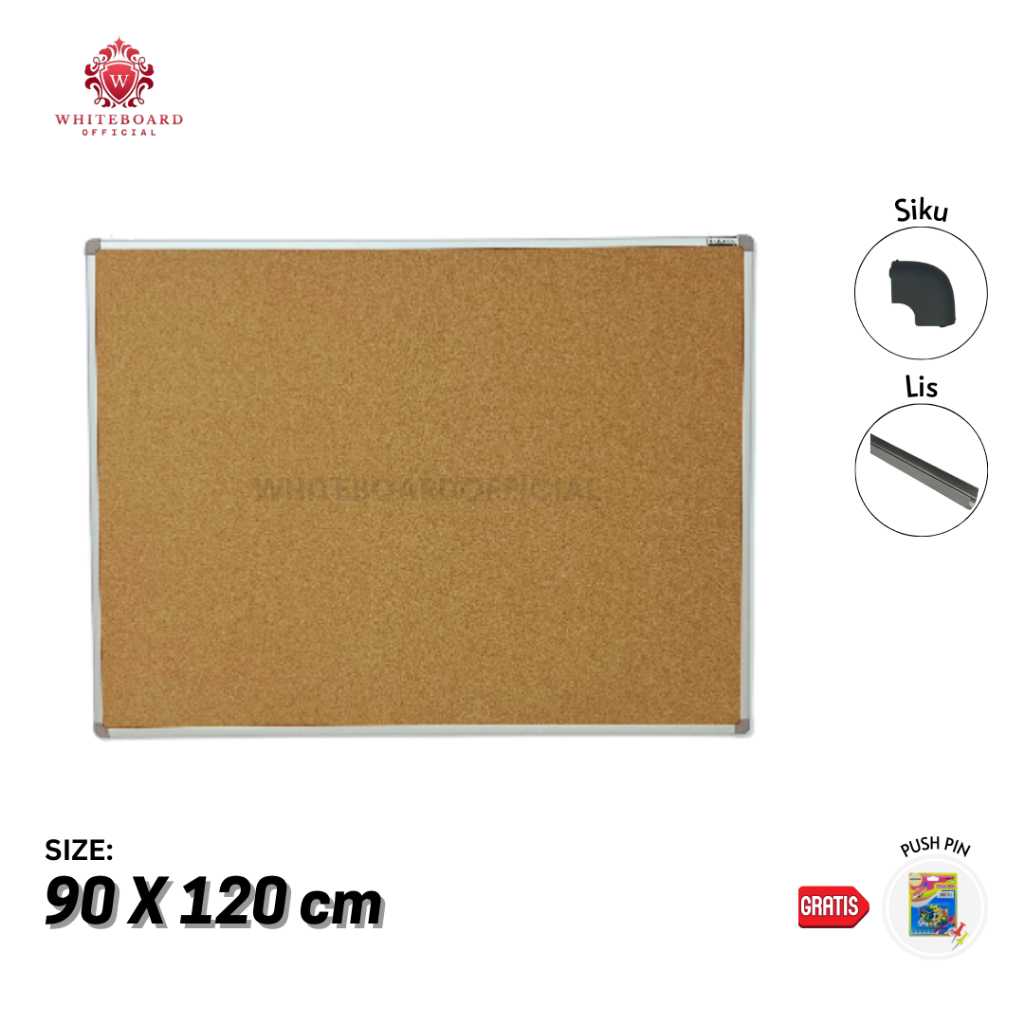 Jual Corkboard / Pin Board / Papan Memo / Papan Pengumuman / Papan ...