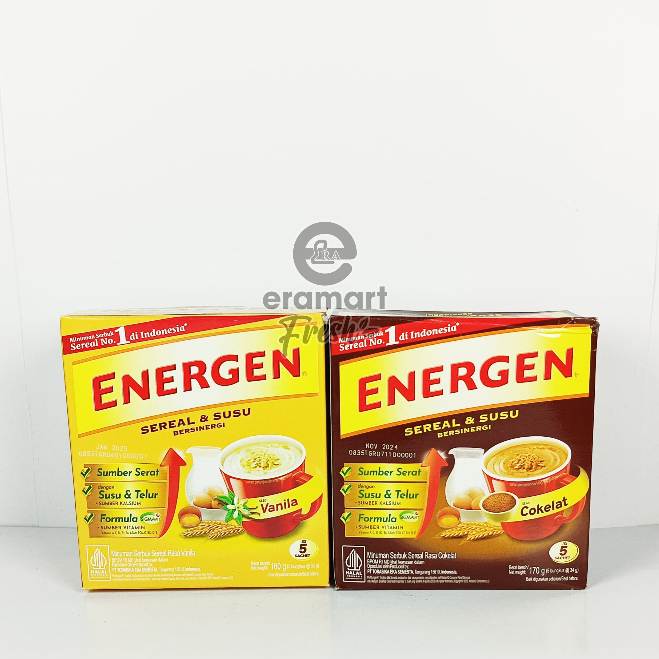 Jual ENERGEN BOX 5X29GR / ERAMART | Shopee Indonesia