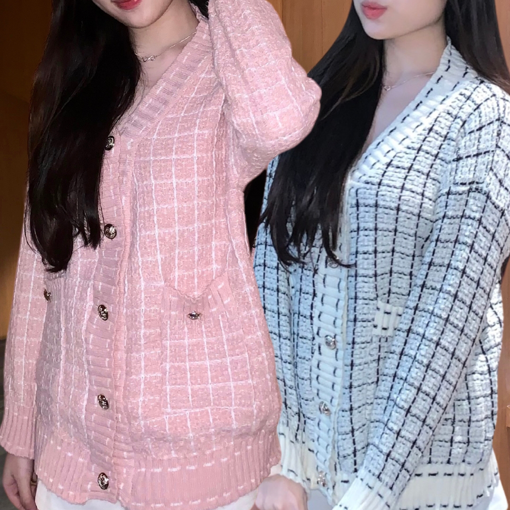 Jual [MONNIARE] - Sora Cardigan / knit cardigan | Shopee Indonesia